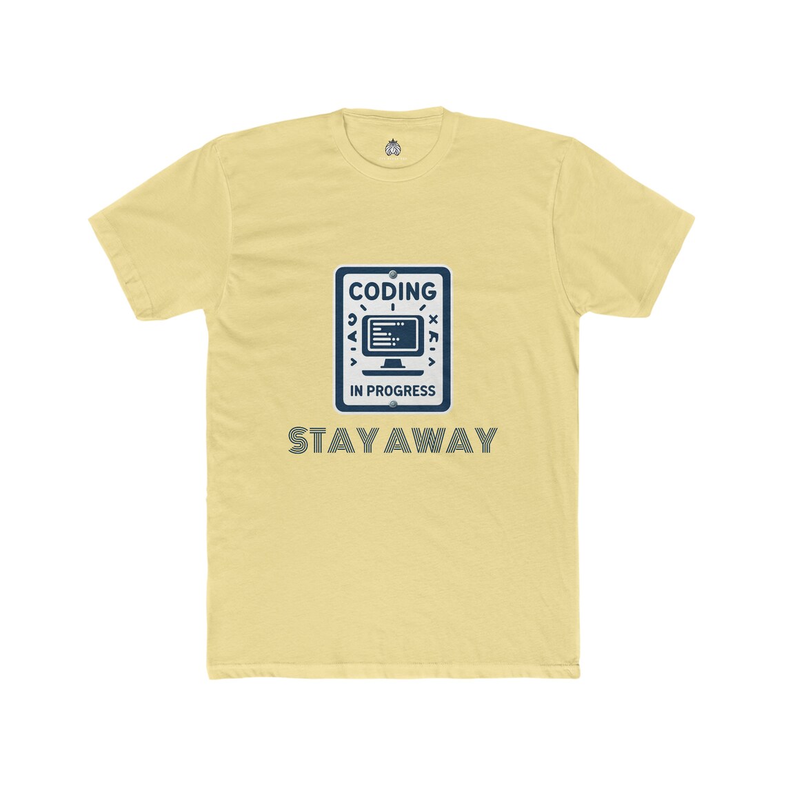 Coding in Progress Stay Away - Men T-shirt - Etsy