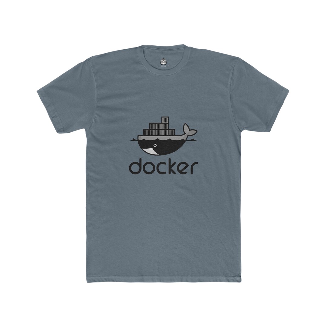 Docker Logo Black - Men T-shirt - Etsy