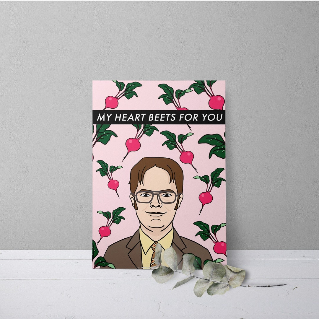 DWIGHT SCHRUTE the OFFICE Valentine's Day Digital Illustration ...