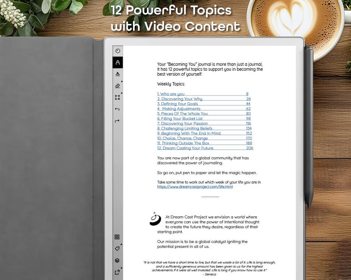Digital Guided Journal for Men for Remarkable 1 & 2 Tablets, Kindle ...