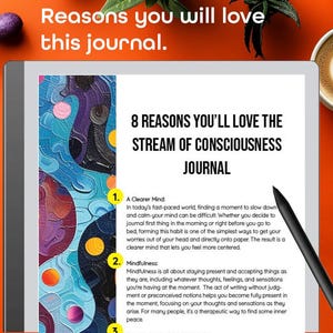 Stream-of-consciousness Writing Journal - Etsy