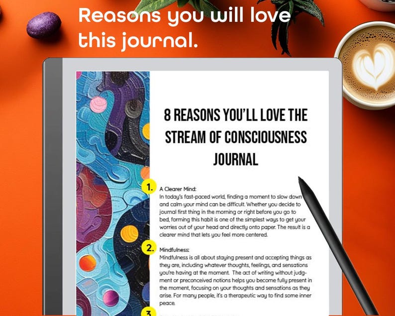 Stream-of-consciousness Writing Journal - Etsy