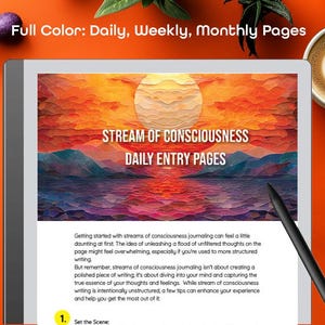 Stream-of-consciousness Writing Journal - Etsy