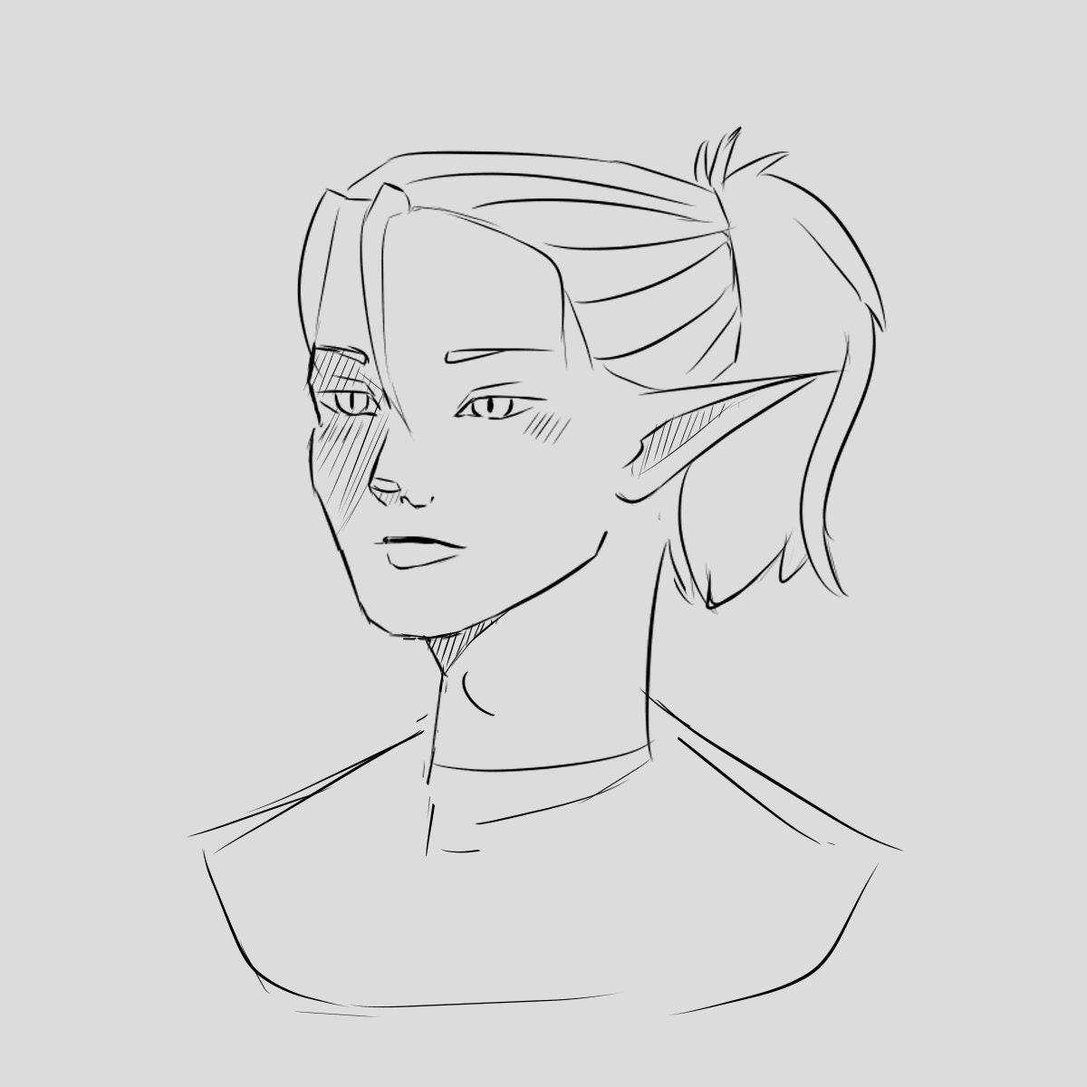 Dnd Character Art (lineart and Sketching) - Etsy