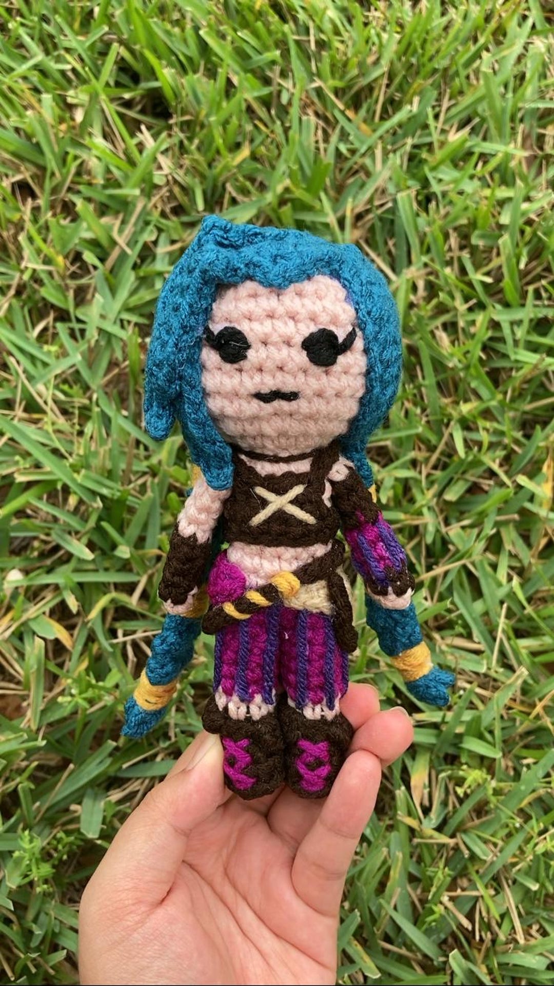 Jinx Arcane League of Legends Crochet Doll - Etsy