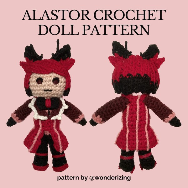 Alastor Hazbin Hotel Crochet Pattern - Etsy