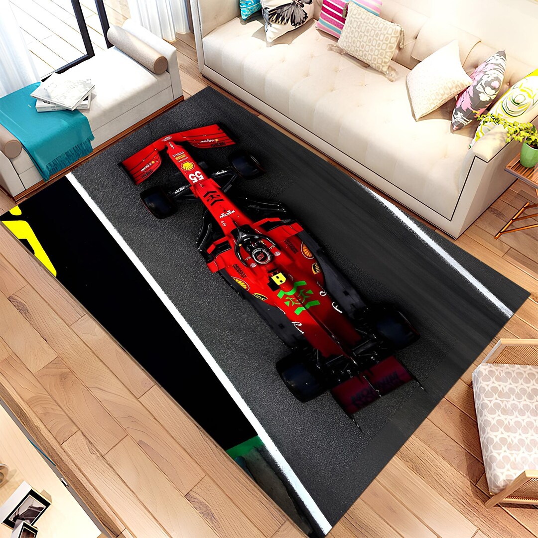 Formula 1 Rug, F1 Racing Car, Racing Rug, Sport Cars Rug, Gift for ...