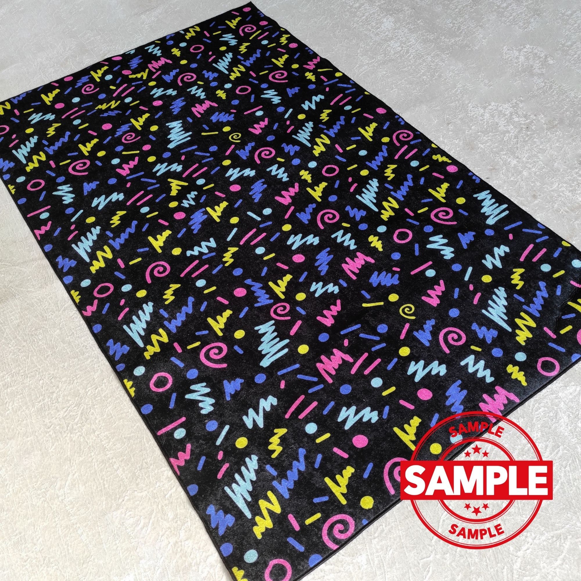 Retro Game Rug,game Rug,gaming Rug,colorful Rug,play Room Rug, Game ...