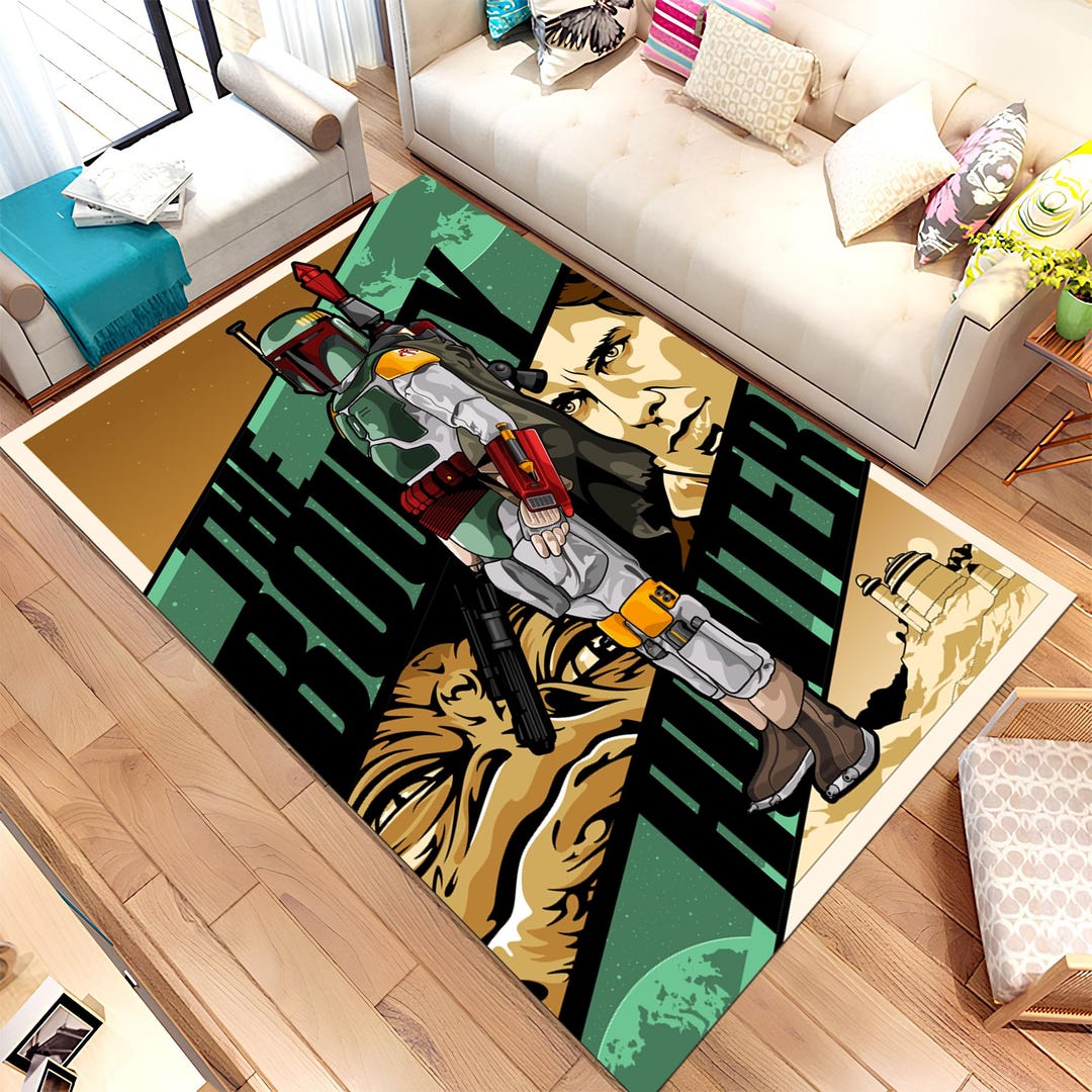 Mandalorian Rug, Star Wars Rug, Fantastic Rug, Movie Rug, Movie Decor ...
