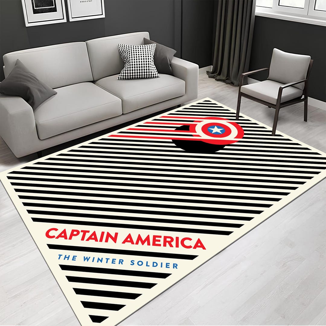 Captain America Rug,marvel Rug,popular Rug,movie Rug,fantastic Rug ...
