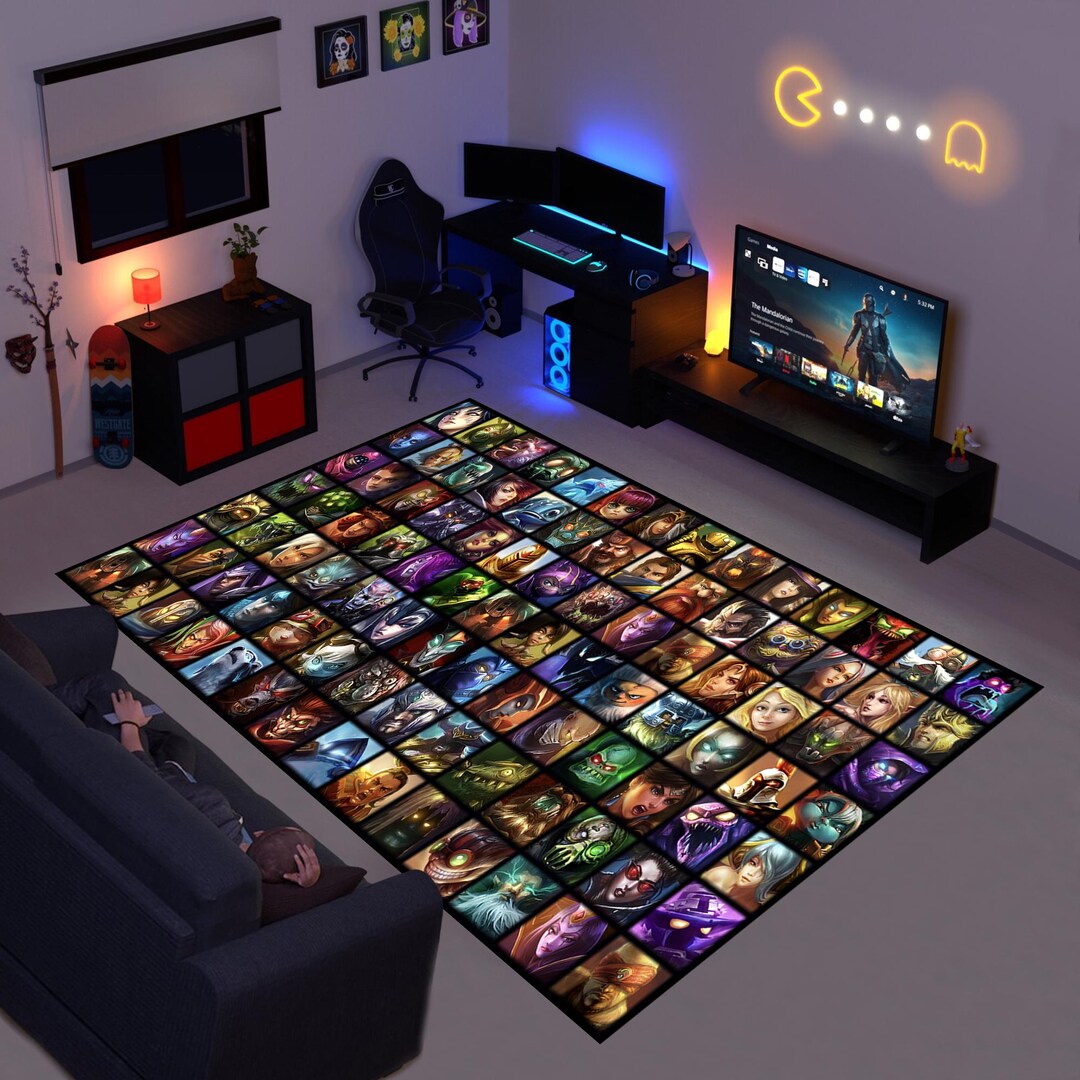 Video Game Characters Rug,popular Game Rug,gaming Rug,gamer Rug ...