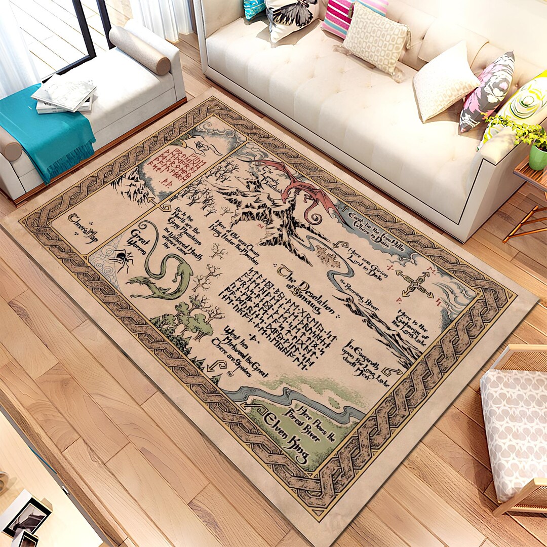Chrors Map, Hobbit Rug, Map Decor, Map Rug, Cool Rugs,popular Rug ...