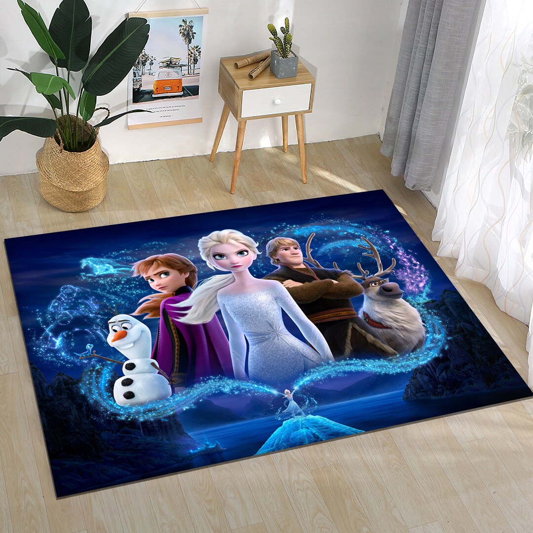 Frozen Rug, Elsa Rug, Anna Rug, Kids Rug,personalized Rug,custom Rug ...