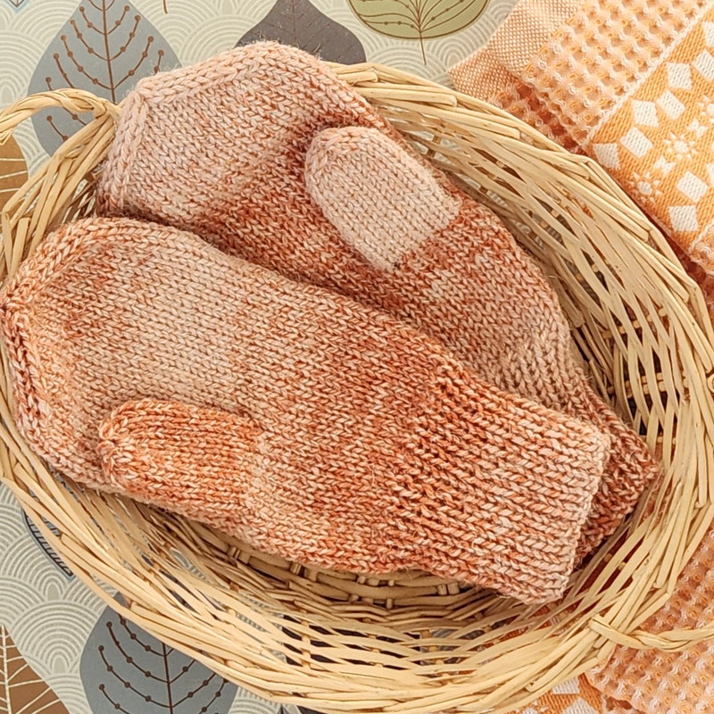 Knitted Mittens - Etsy