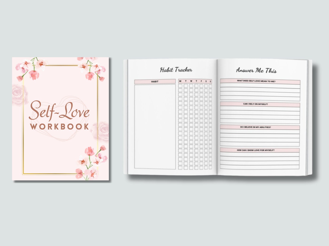 Self Care Journal Self Care Workbook Self Love Burnout Stress ...