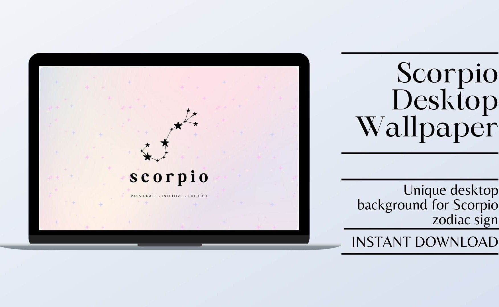 Scorpio Desktop Wallpaper Zodiac Desktop Wallpaper Aesthetic Desktop ...
