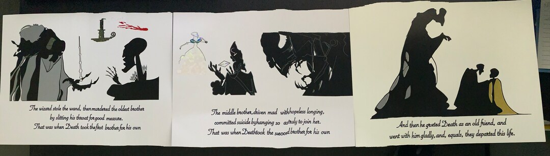 The Tale of Three Brothers Set of 3 Prints - Etsy