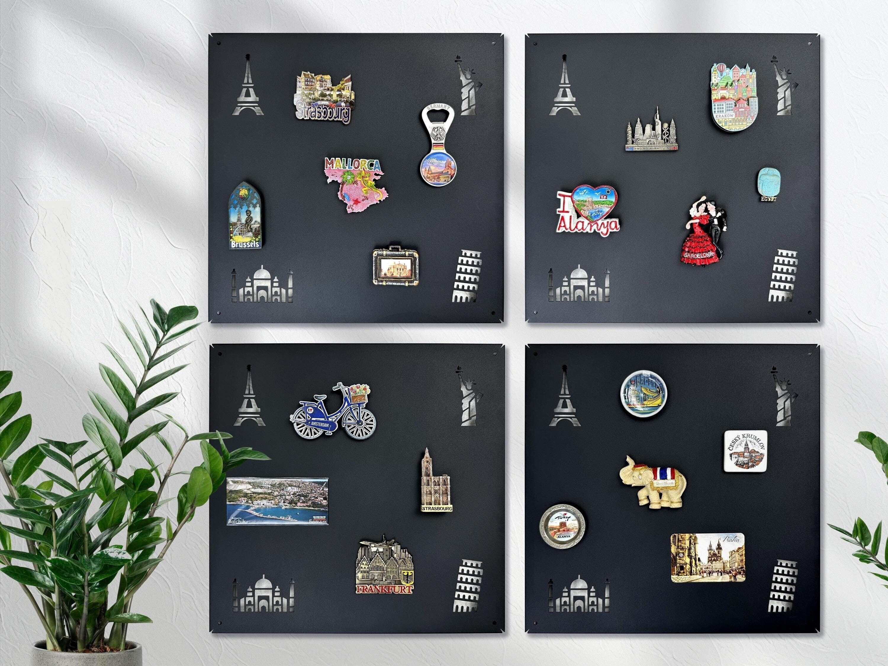 Magnet Display Board, Travel Magnet Board, Metal Wall Organizer, Dream ...