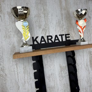 Karate Achievement Display, Belt Rack, Martial Arts Gift, Belt Storage ...