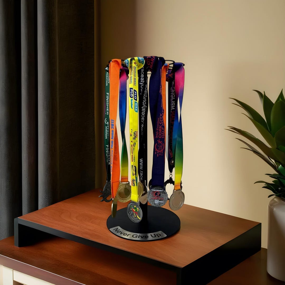 Sport Medal Metal Stand, Running Medal Holder, Karate Medal Hanger ...