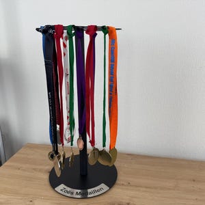 Desktop Running Medal Holder Stand, Metal Medal Display, Metal Award ...