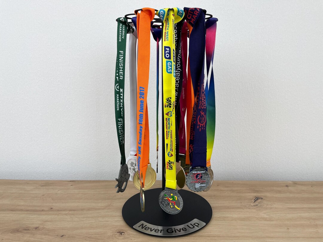 Standing Trophy Medal Holder, Sport Award Hanger, Custom Metal Award ...