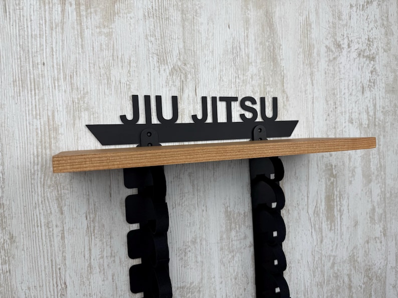 Jiu Jitsu Belt Holder, Trophy Organizer, Hanging Display Rack, Floating ...