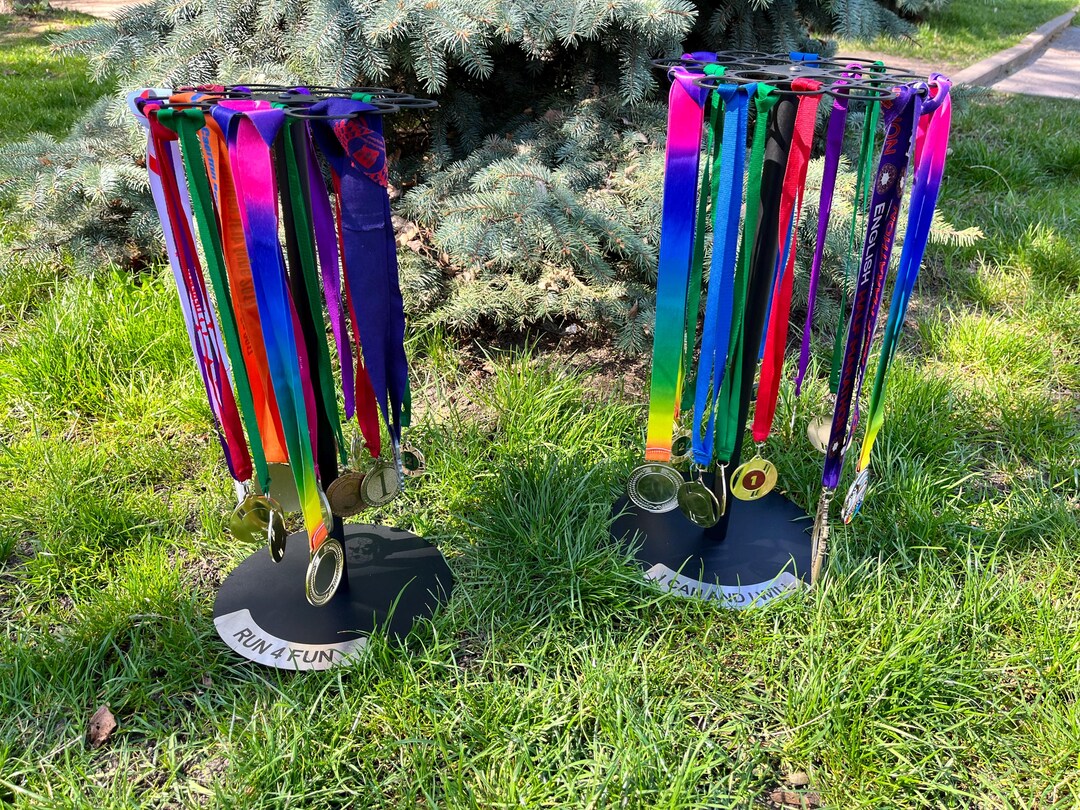 Custom Medal Holder Display Stand, Metal Rack for Sports Awards - Etsy