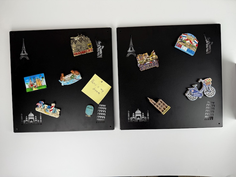 Magnet Display Board, Travel Magnet Board, Metal Wall Organizer, Dream ...