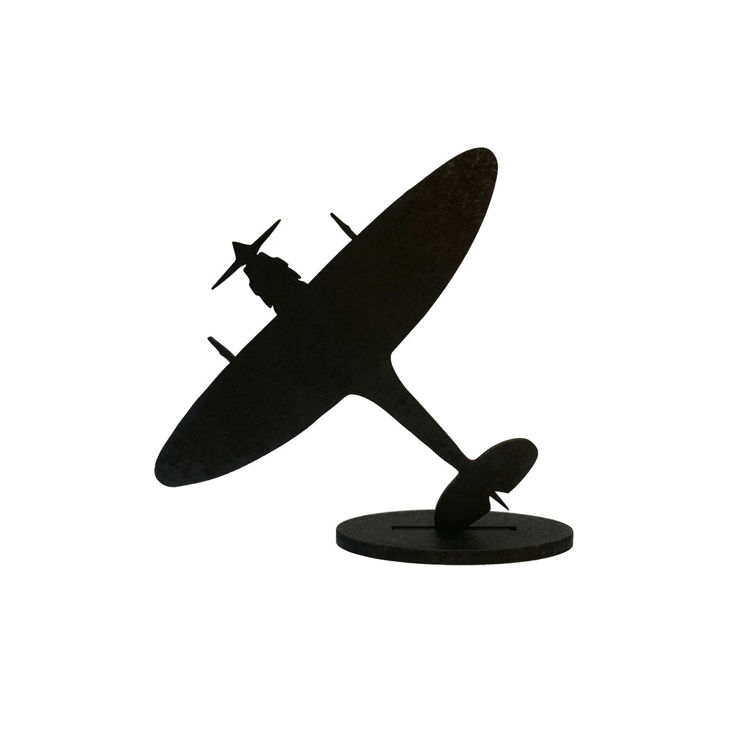 Spitfire Fighter Aircraft Silhouette World War 2 RAF - Etsy