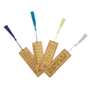 Personalised End of Term Teacher Bookmark - Etsy