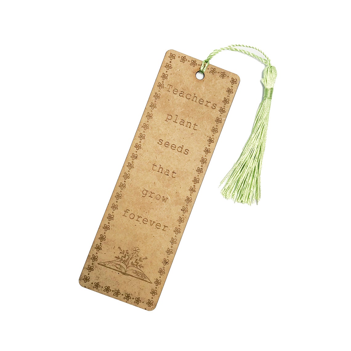 Personalised End of Term Teacher Bookmark - Etsy