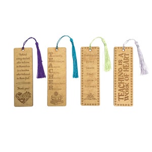 Personalised End of Term Teacher Bookmark - Etsy