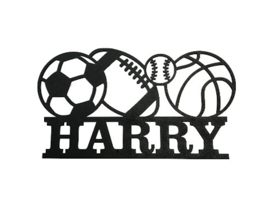 Personalised Sports Themed Sign - Etsy