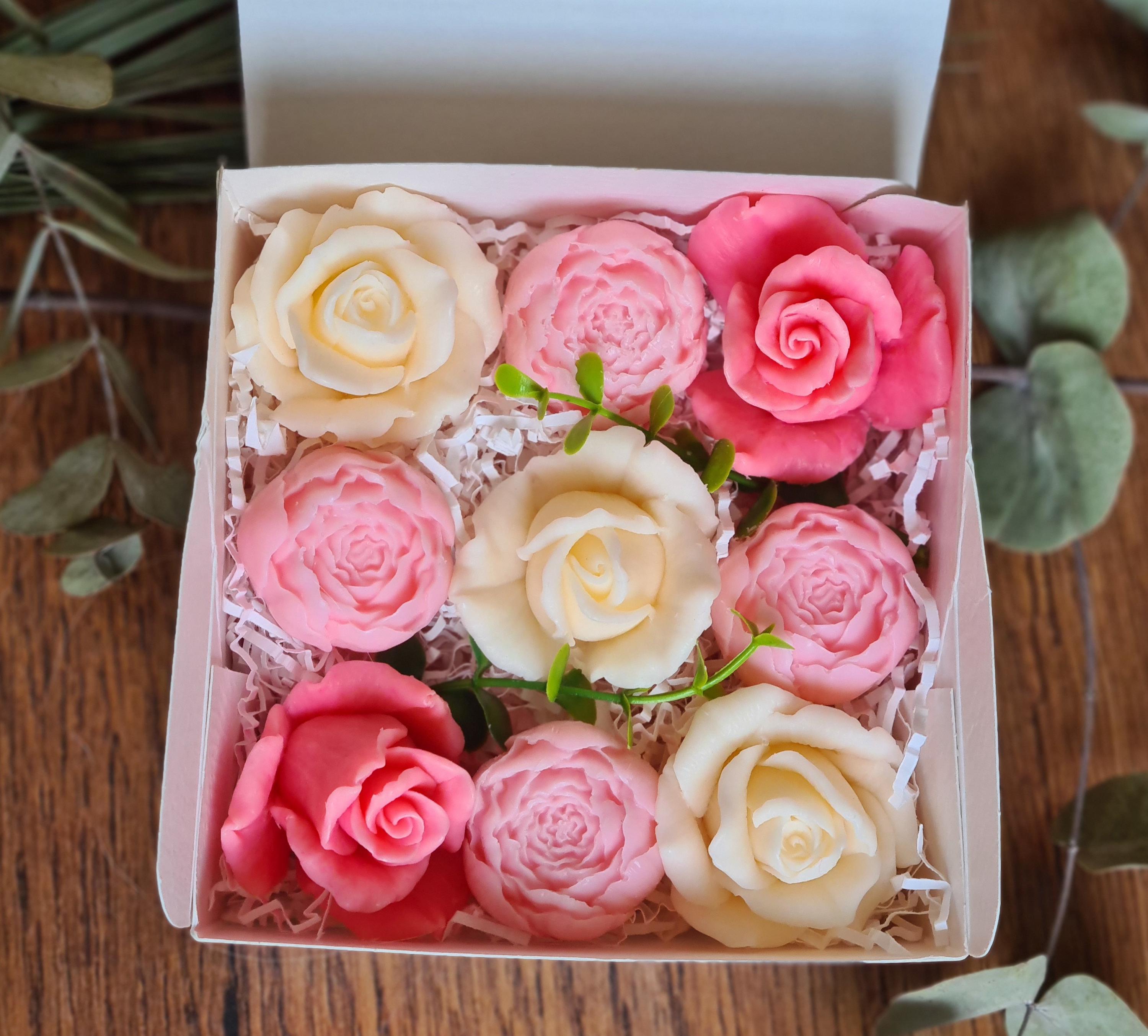 Handmade Roses Soap Set/decorative Soap/flower Soap/soap in a Box ...