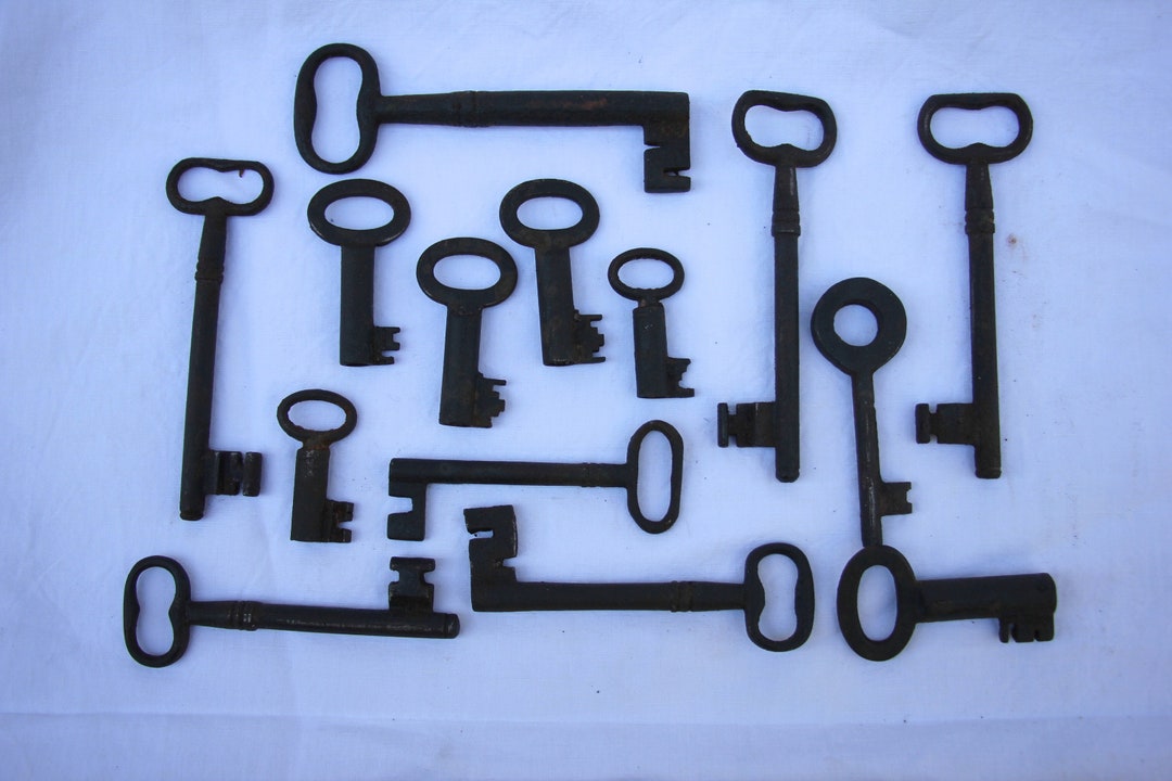 Antique Iron and Cast Iron Keys, Late 1800s - Etsy