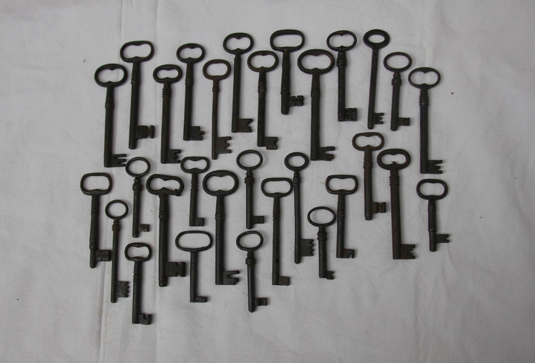 Antique Iron and Cast Iron Keys, Late 1800s - Etsy