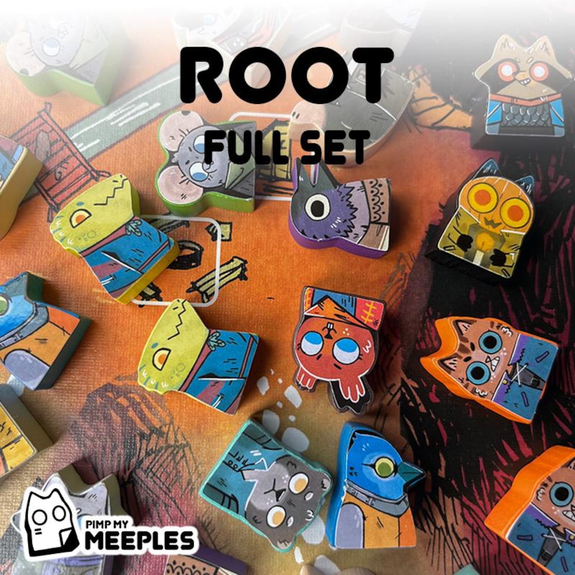Root Stickers Fullset (WITHOUT Homeland) - Laminated Labels Fan-made ...