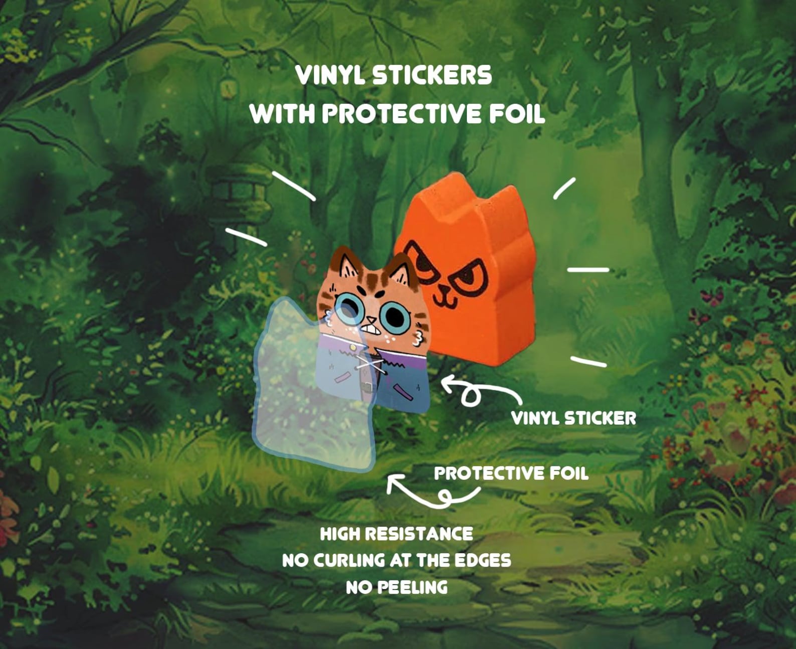 Root Hirelings Meeple Stickers – Laminated Labels Root Hirelings Game ...