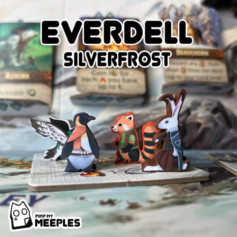 Everdell Silverfrost Stickers | Board Game Upgrade Gift - Etsy