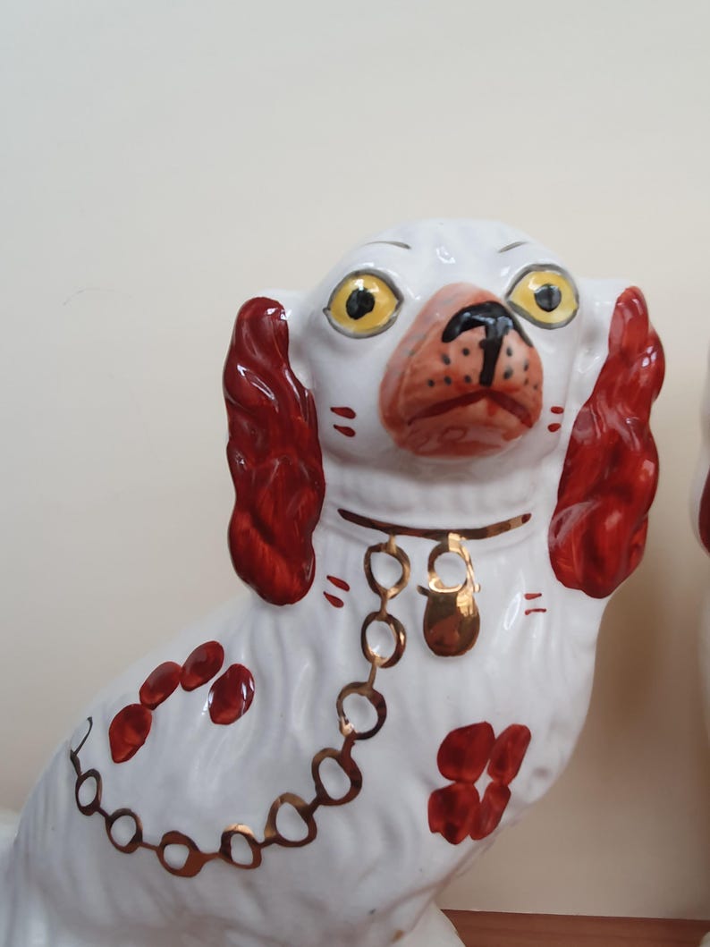 Pair of Vintage Arthur Wood Staffordshire Mantle Dogs - Etsy