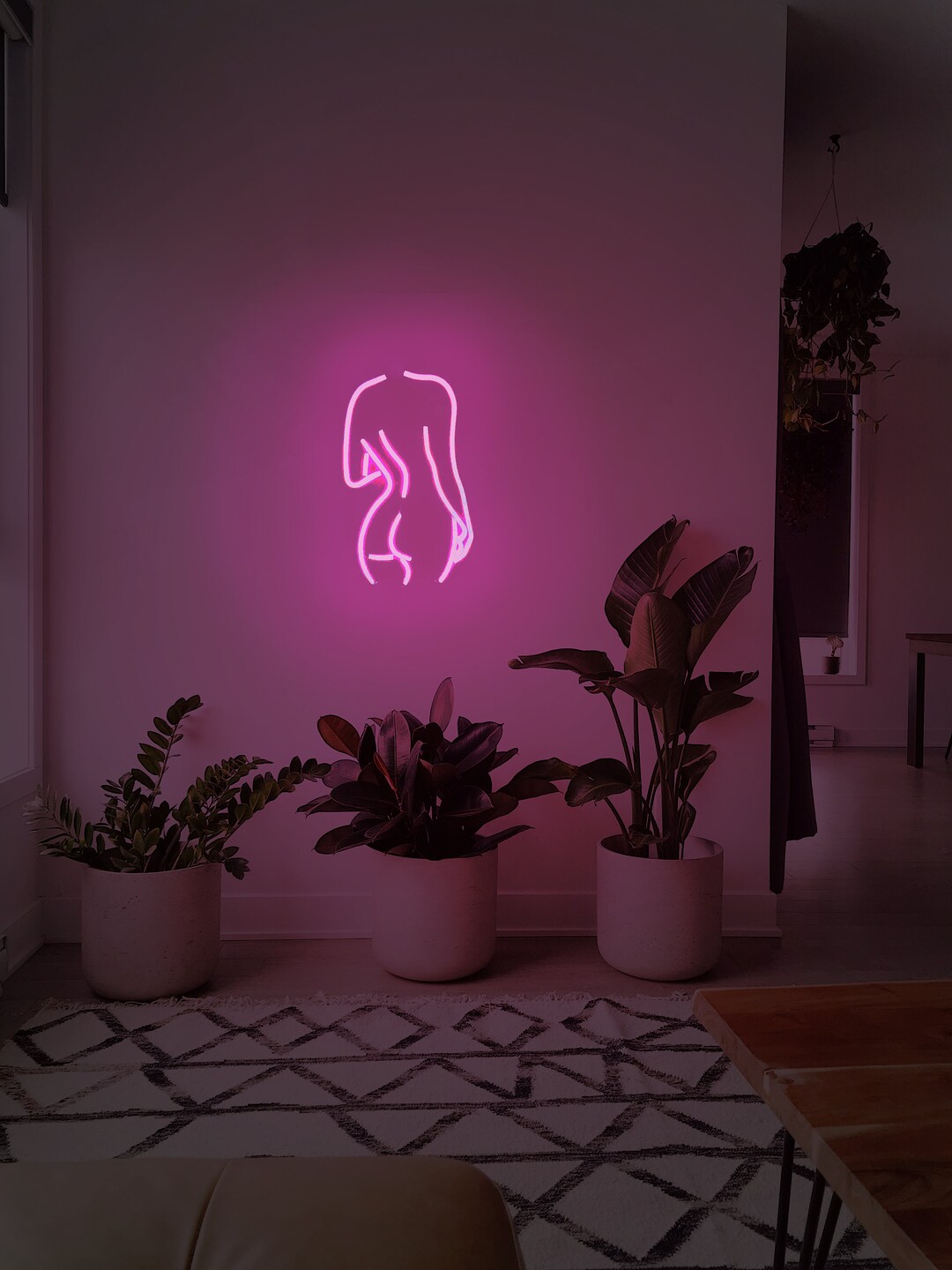 Woman Body Neon Sign Feminist Neon Sign Girl Neon Light Bedroom Neon ...