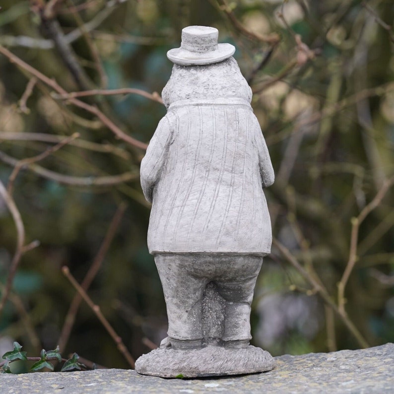 Mr Toad Stone Statue Wind in the Willows Animal Garden Ornament Outdoor ...