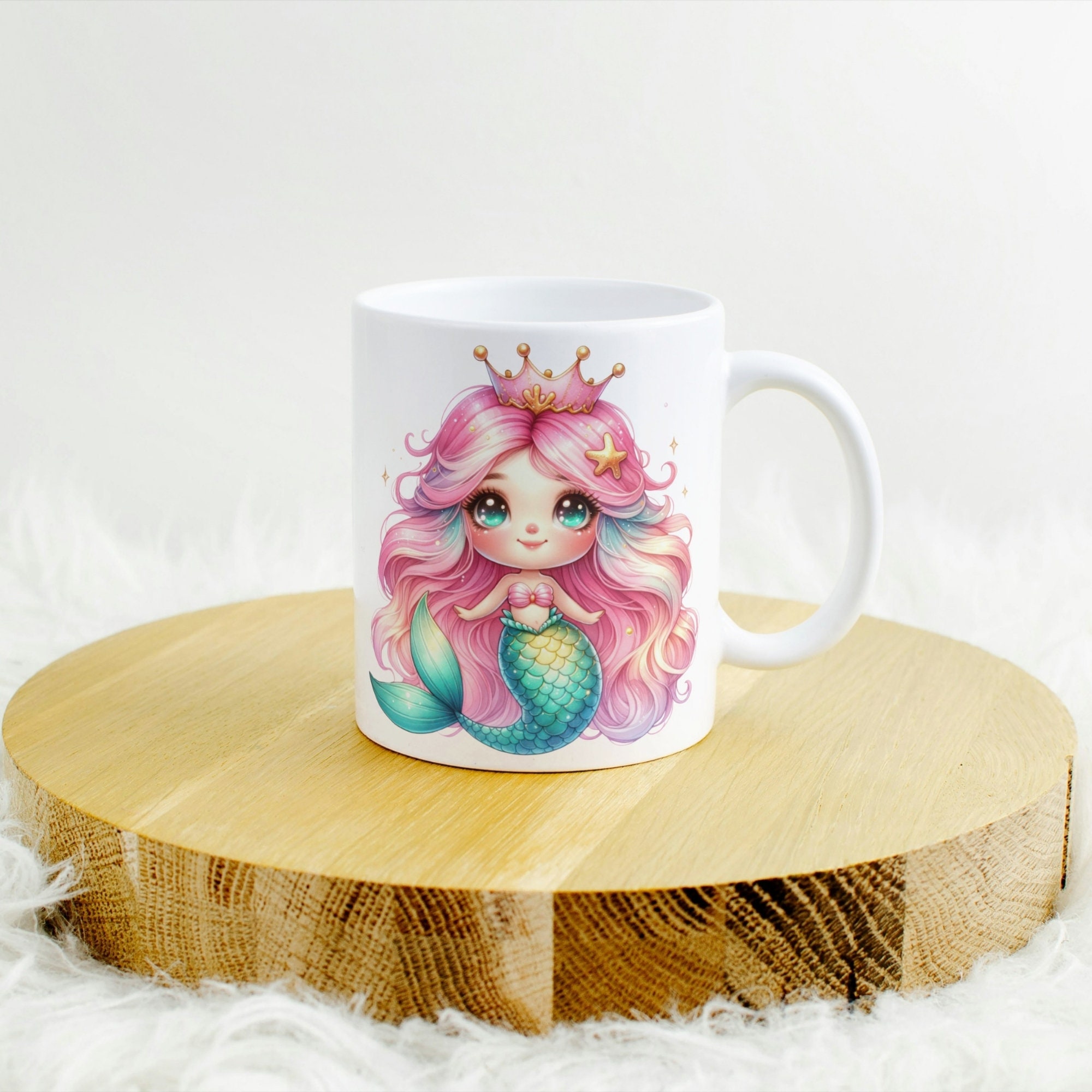 Mermaid Clipart Bundle, Watercolor Mermaid Clipart, Cute Watercolor ...