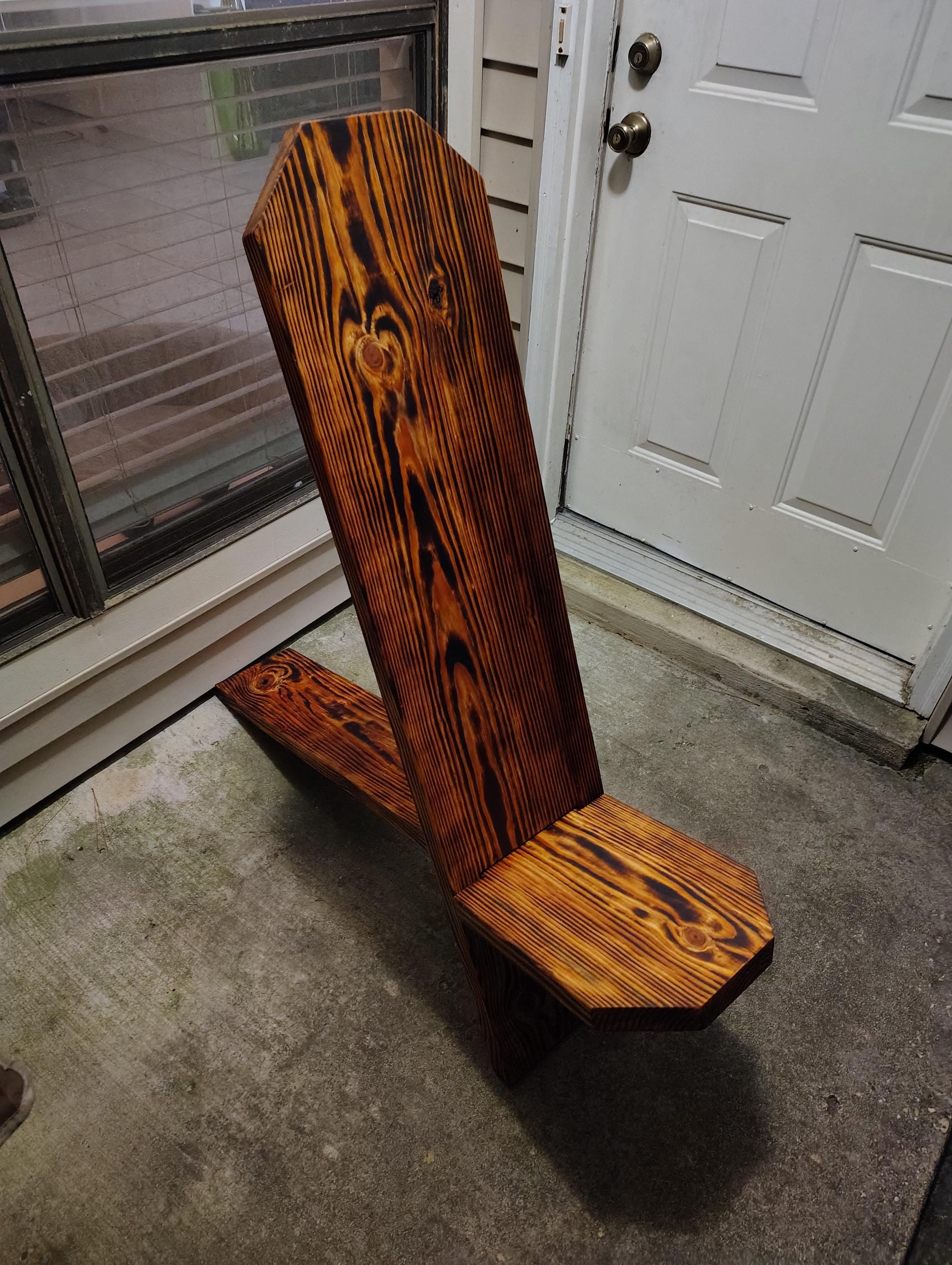 Wooden Viking Chair - Etsy