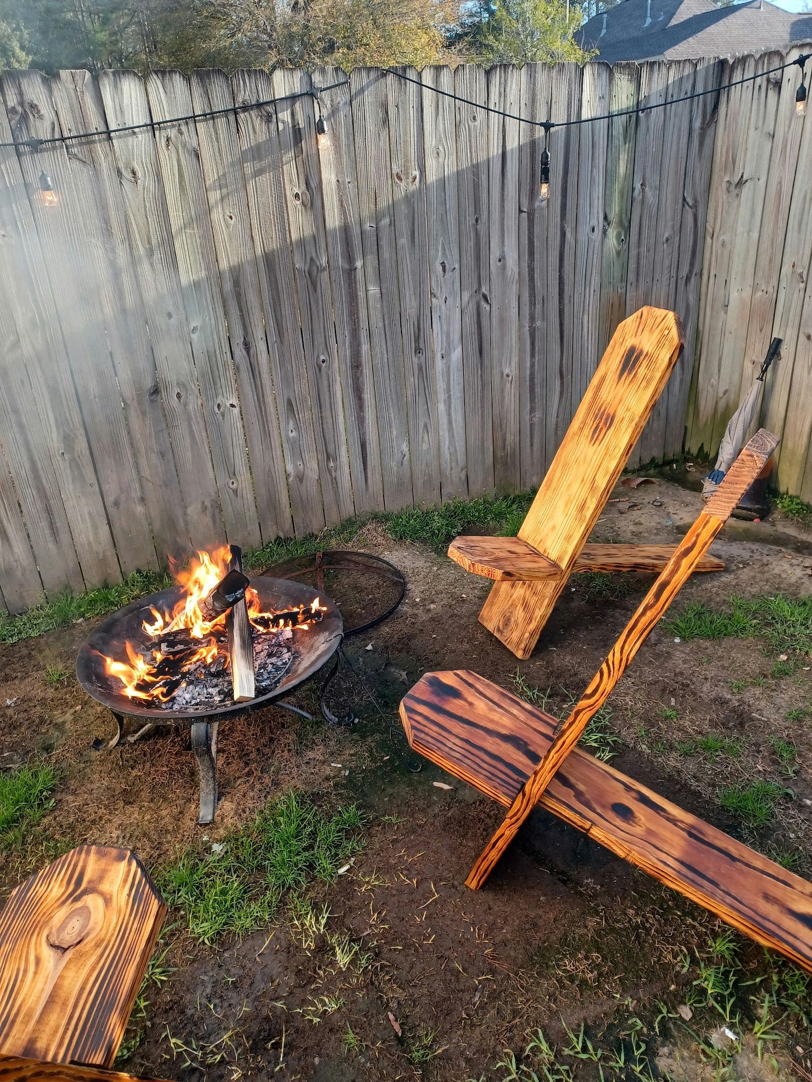 Wooden Viking Chair - Etsy