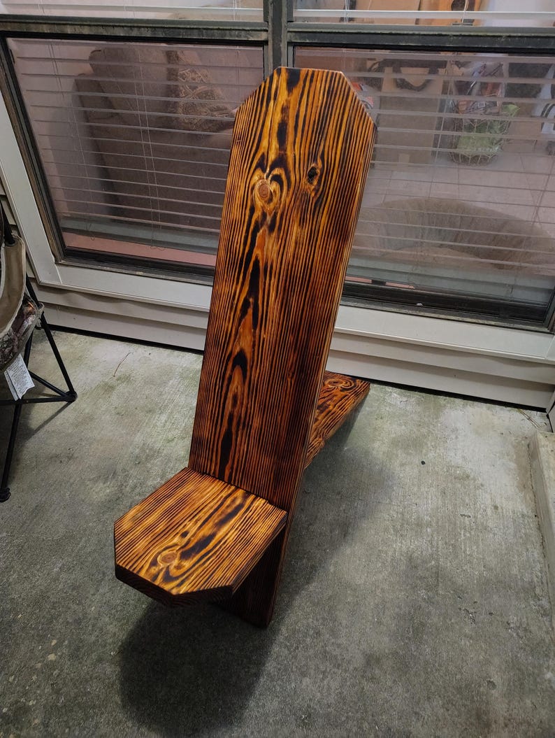 Wooden Viking Chair - Etsy