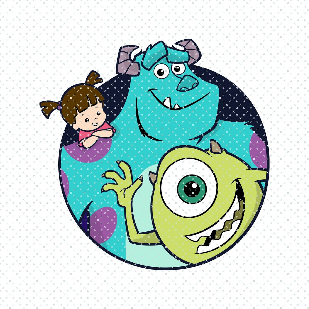 Mike and Sully Svg, Cartoons, Birthday, Cartoons Png, Sully Svg, Mike ...