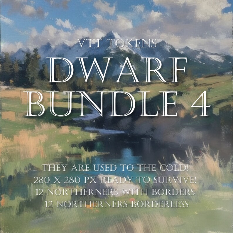 Dwarf Bundle 4 - Digital Tokens - the Northerners | VTT | Pnp | Roll20 ...