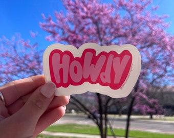 Howdy! Sticker - Etsy